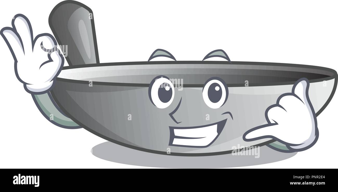 Wok frying pan on Stock Vector Images - Alamy