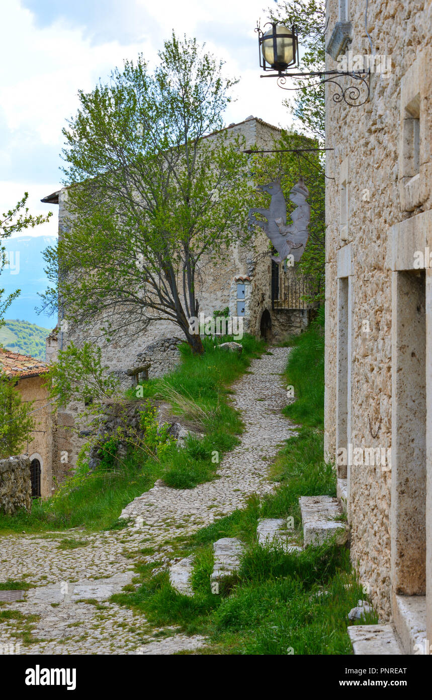 Rocca Calascio (Italy) - The ruins and landscape of an old medieval ...