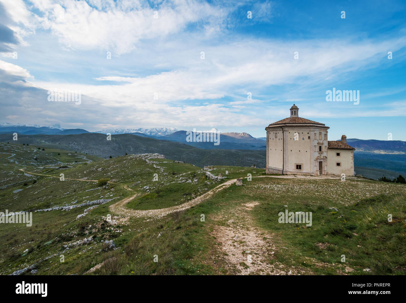 Rocca Calascio (Italy) - The ruins and landscape of an old medieval ...