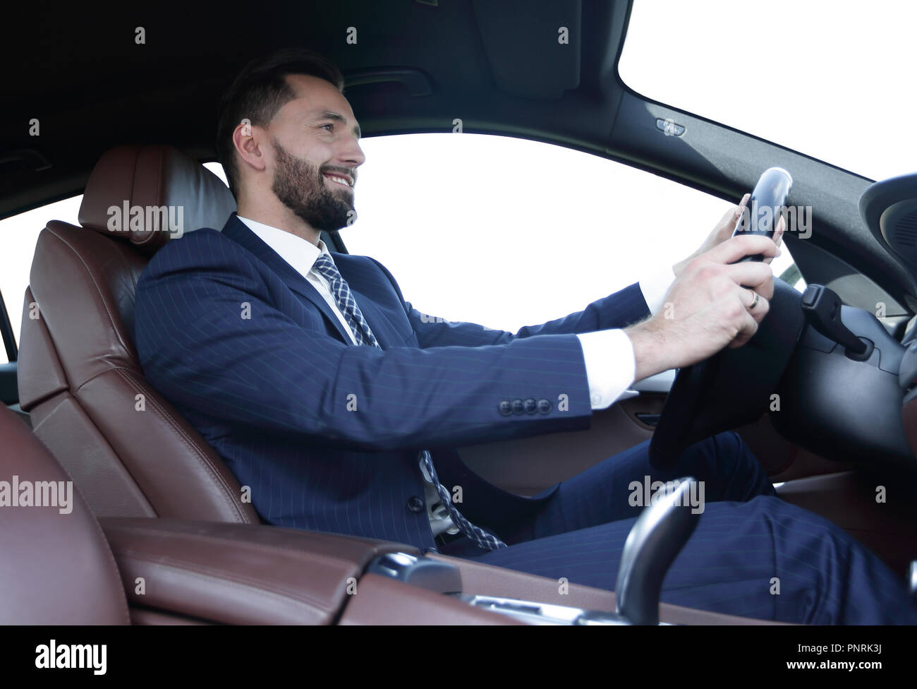 Guy sitting behind wheel hi-res stock photography and images - Alamy