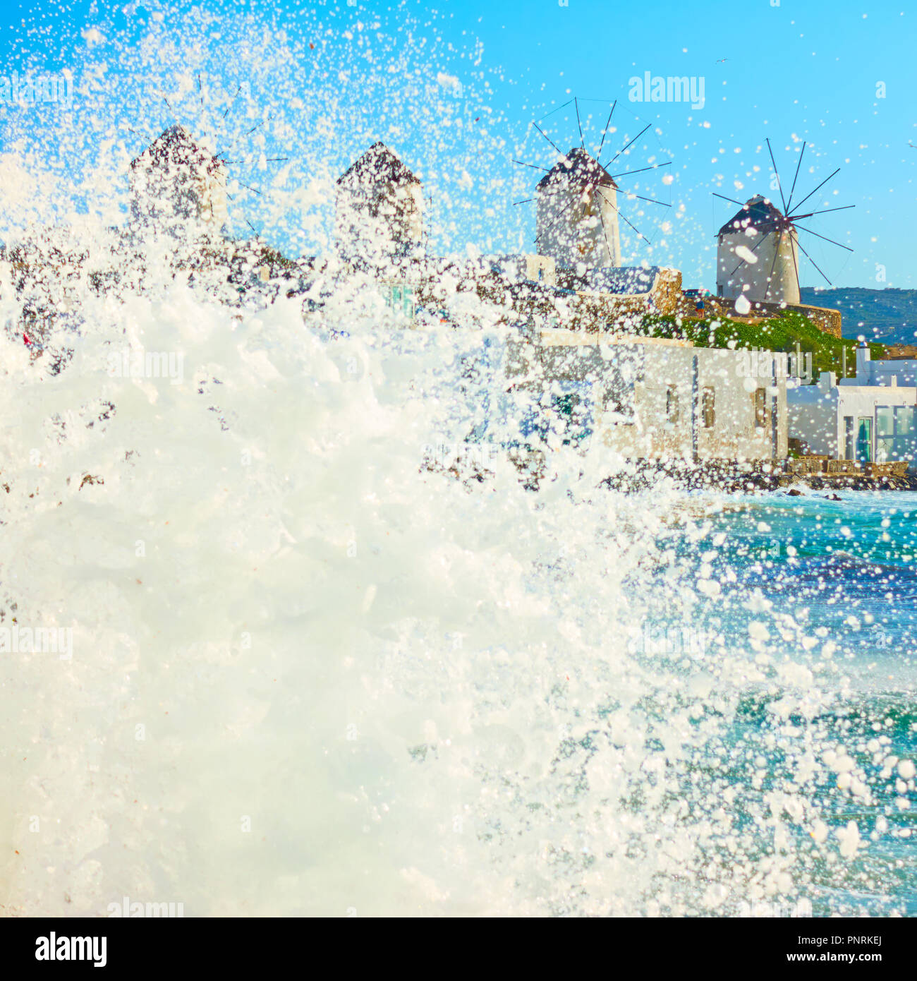 Greek water mill hi-res stock photography and images - Alamy