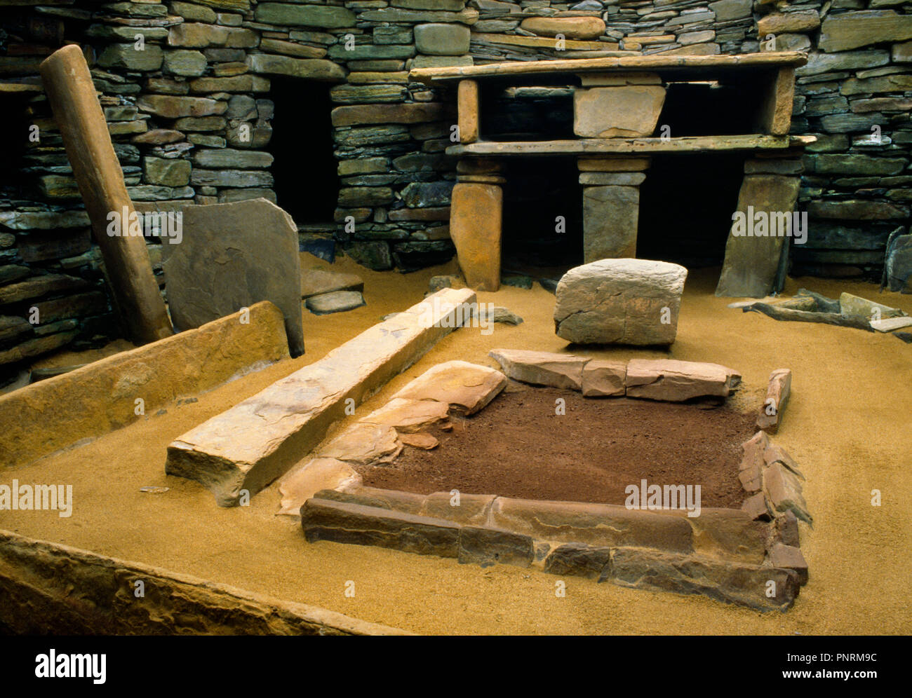 Skara brae furniture hi-res stock photography and images - Alamy