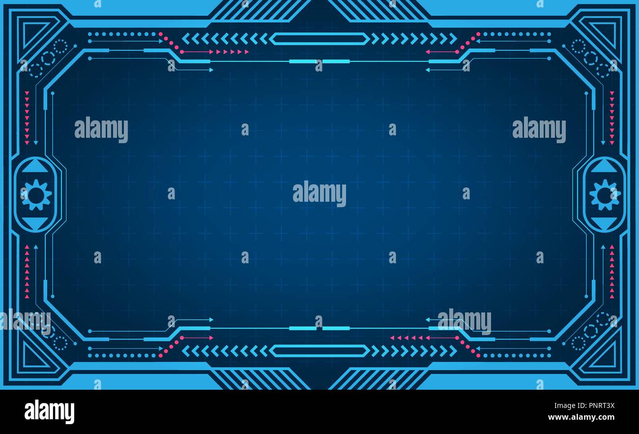 Hud graphical user interface Stock Vector Images - Alamy