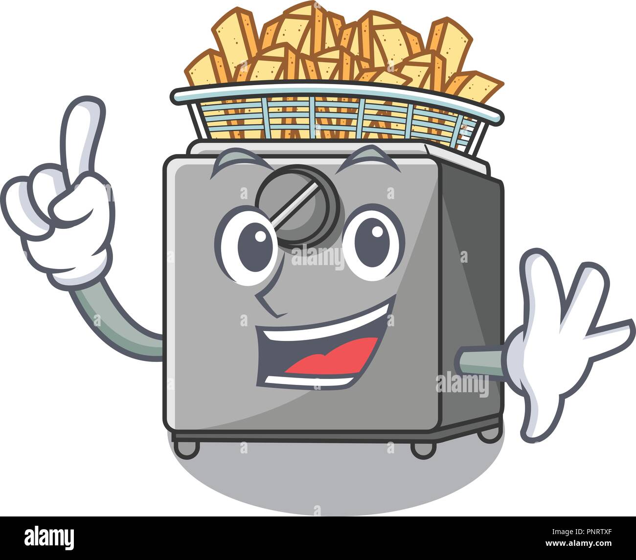 Deep frying machine Stock Vector Images - Alamy
