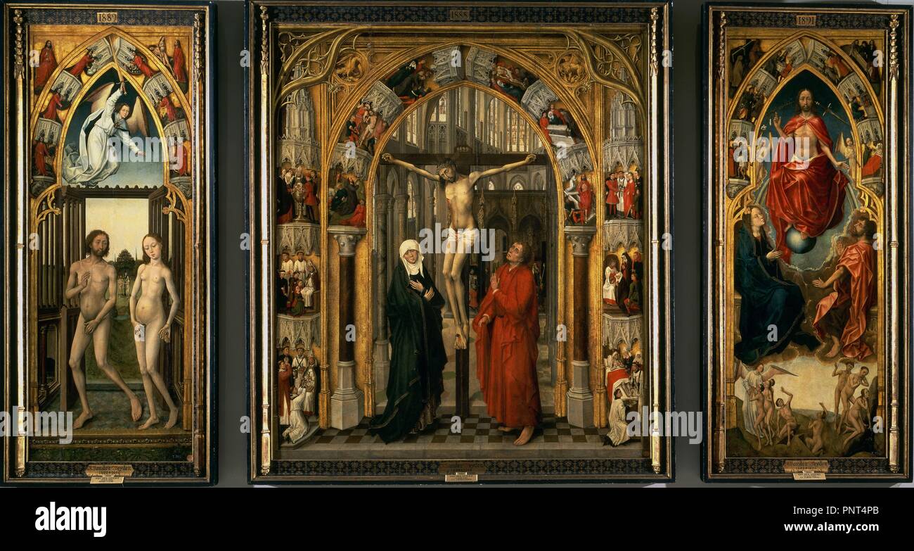 TRIPTICO DE LA REDENCION - HACIA 1460 - OLEO/TABLA - 195 x 286 cm - NP 1888-1889-1891 - ESCUELA ...