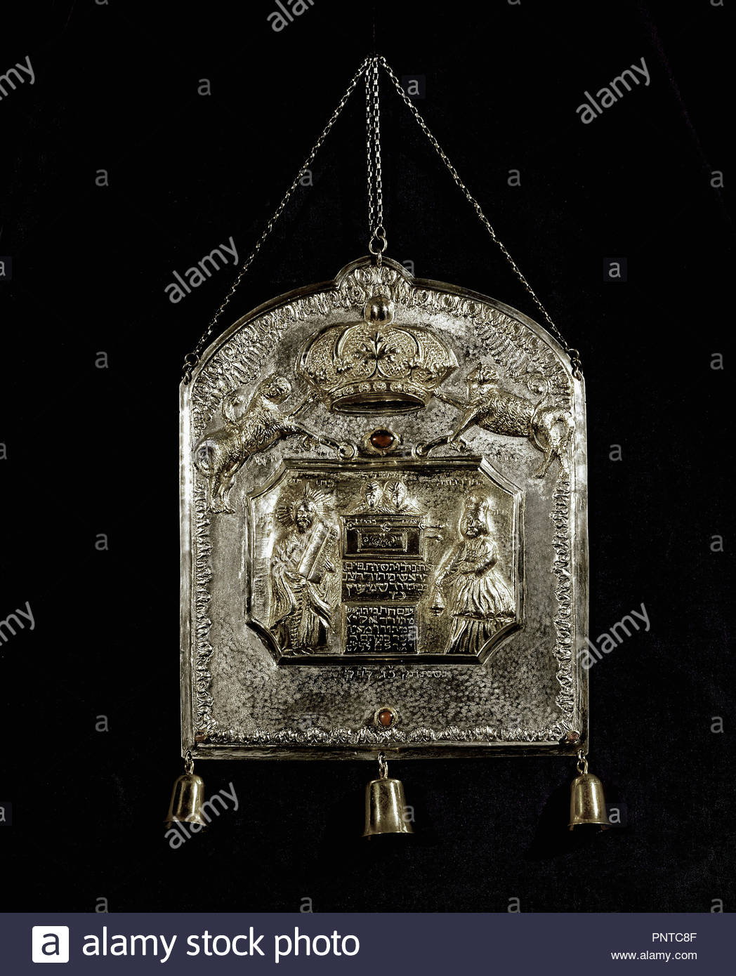 Moses Holding Ten Commandments Stock Photos & Moses Holding Ten ...