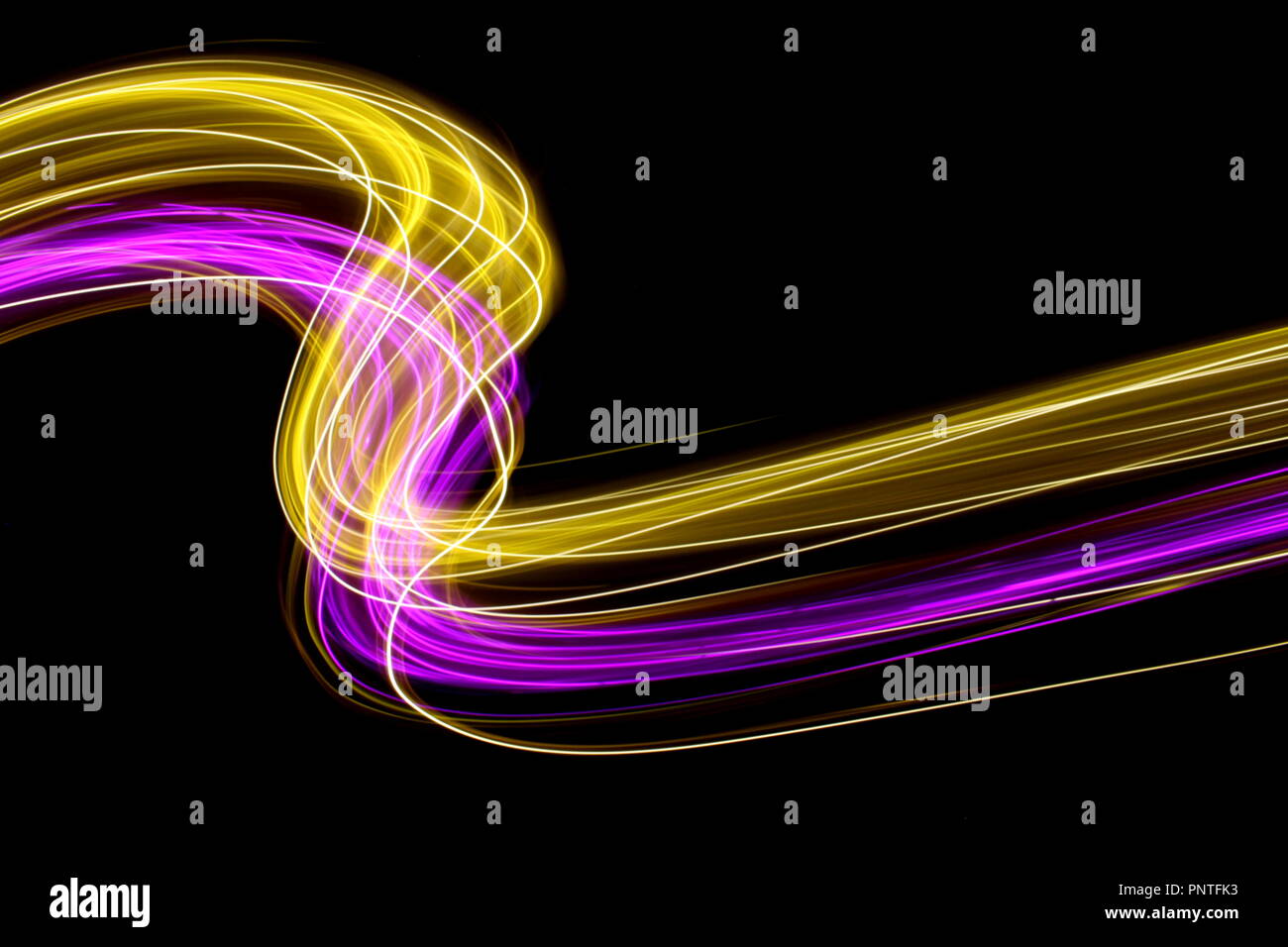 Light painting photography, long exposure photo of fairy lights in an ...