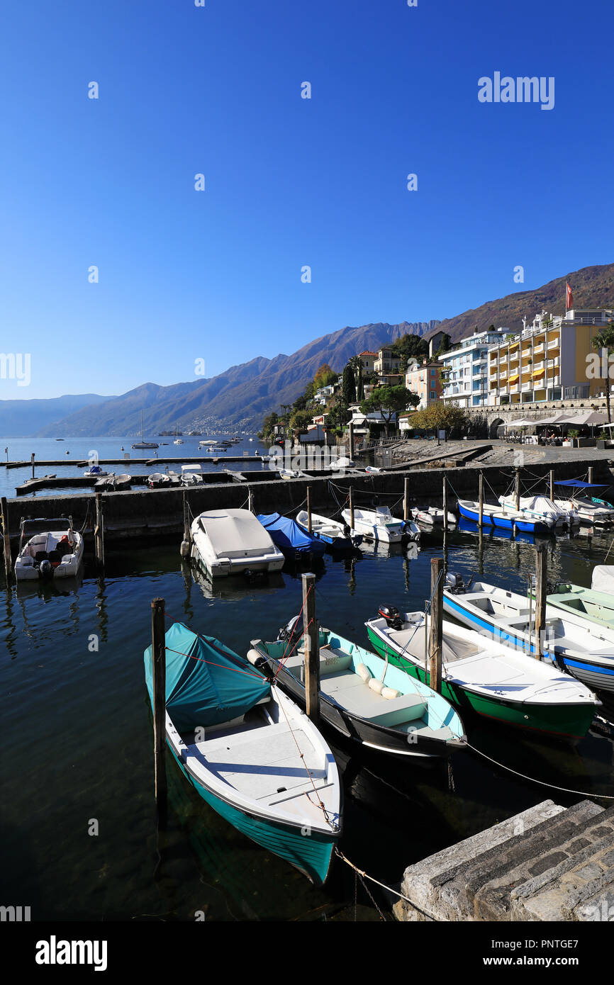 Ascona harbour hi-res stock photography and images - Alamy