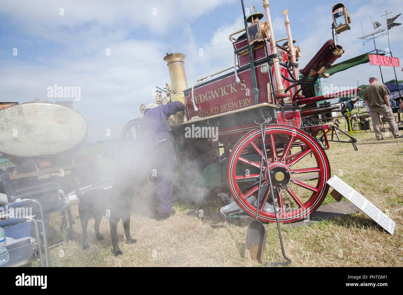 Steam Fayre Event in Hertfordshire, display of Tractors and Steam ...