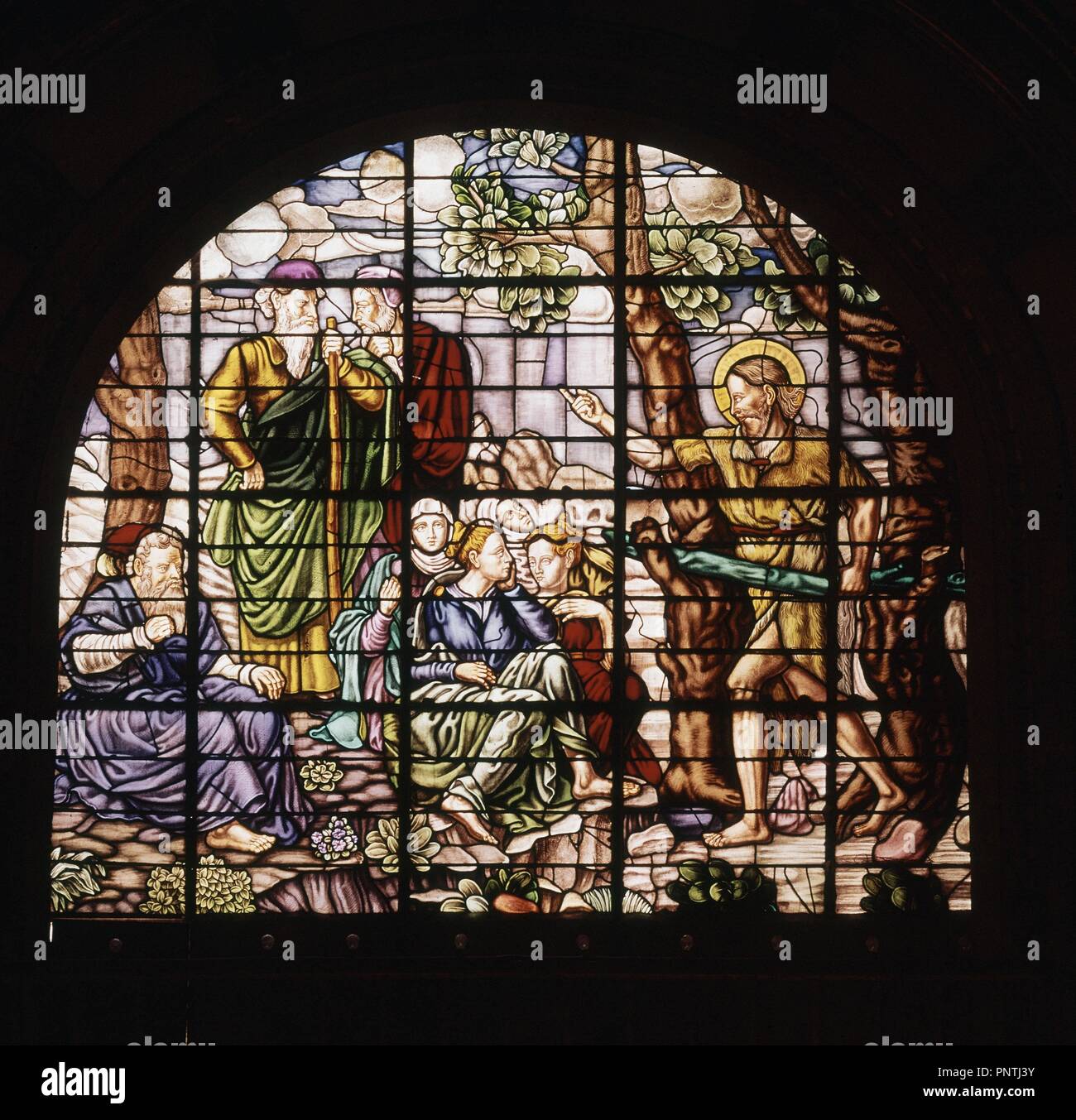 VIDRIERA DE LA CAPILLA MAYOR DE LA CATEDRAL DE GRANADA - SIGLO XVI ...