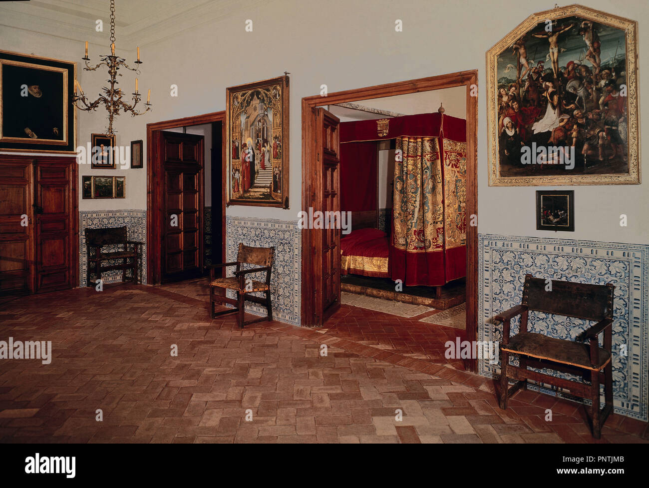 HABITACION DE FELIPE II - SIGLO XVI. Location: MONASTERIO-INTERIOR. SAN ...
