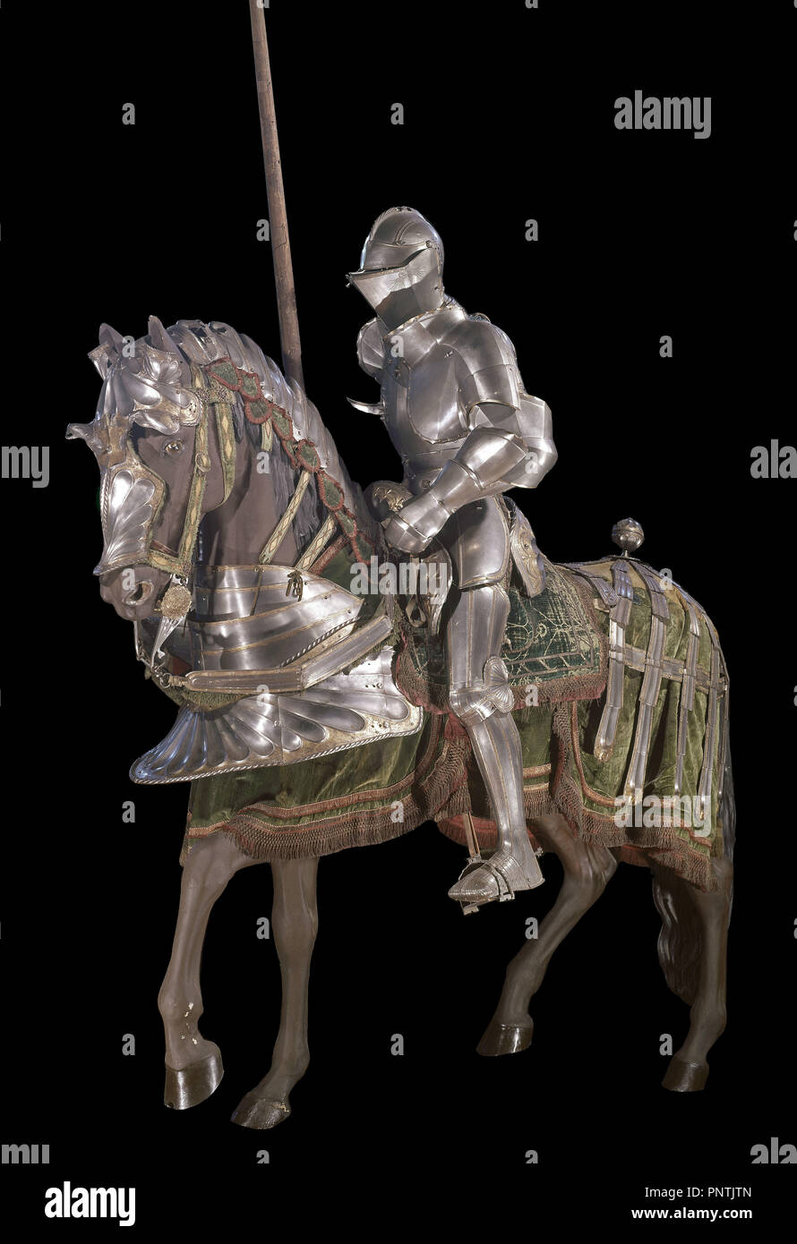 Charles V's jouxting and war armor with enroulement decorated with ...