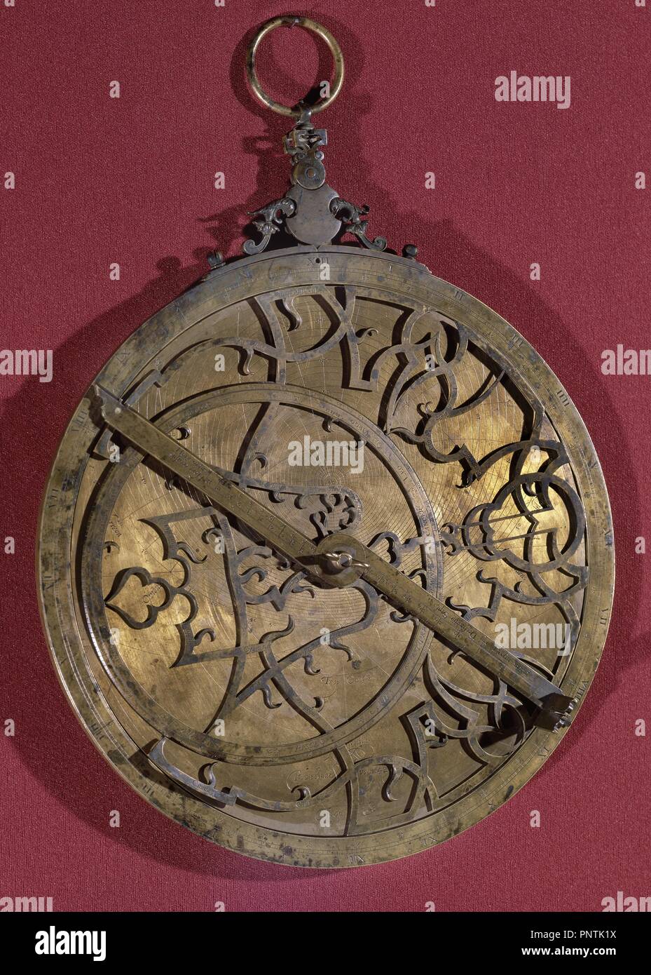 EUROPEAN ASTROLABE, 1598 (ANTWERP) - ANVERSE. Author: COIGNET MIGUEL ...