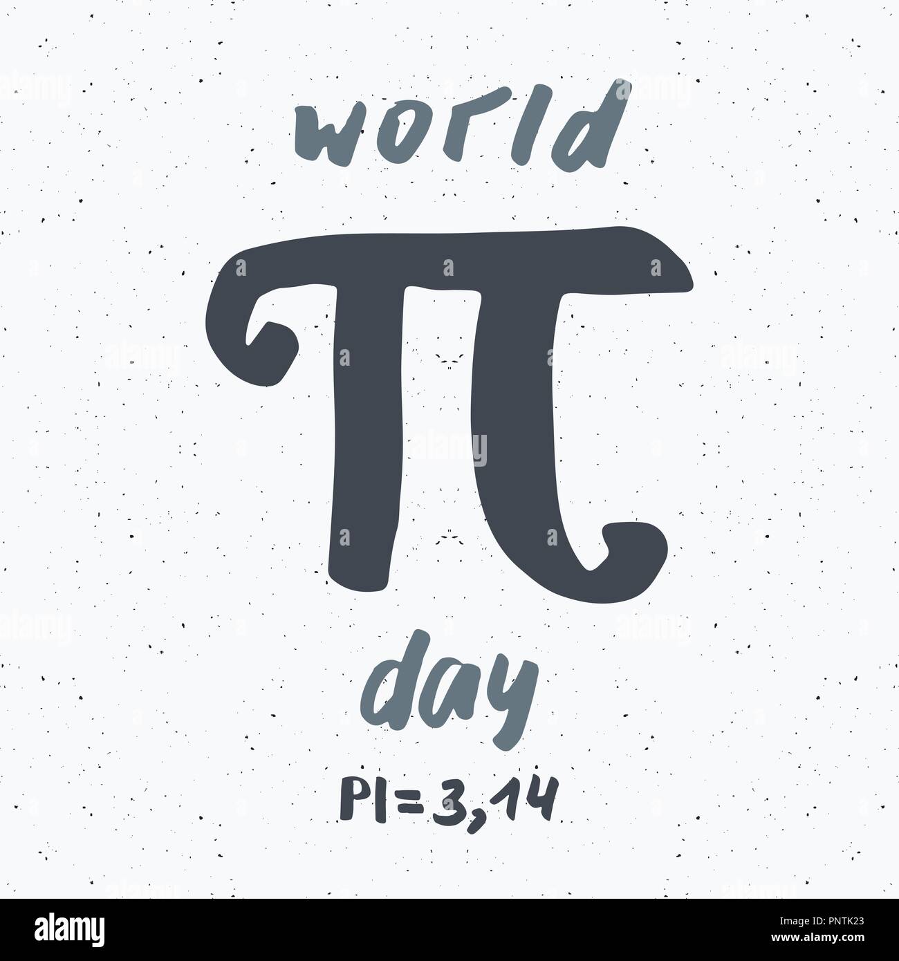 Pi symbol hand drawn icon, Grunge calligraphic mathematical sign ...