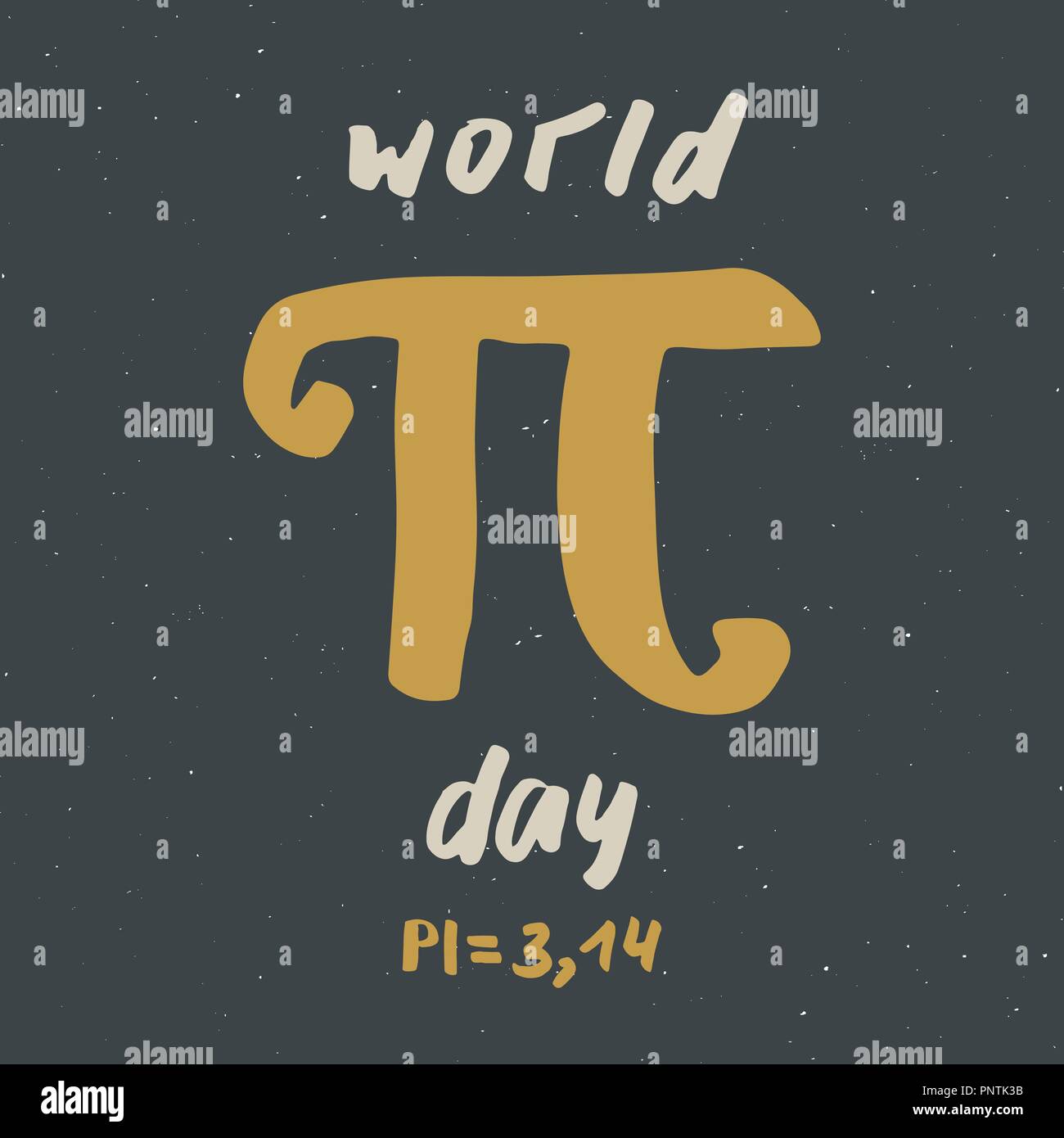 Pi symbol hand drawn icon, Grunge calligraphic mathematical sign ...