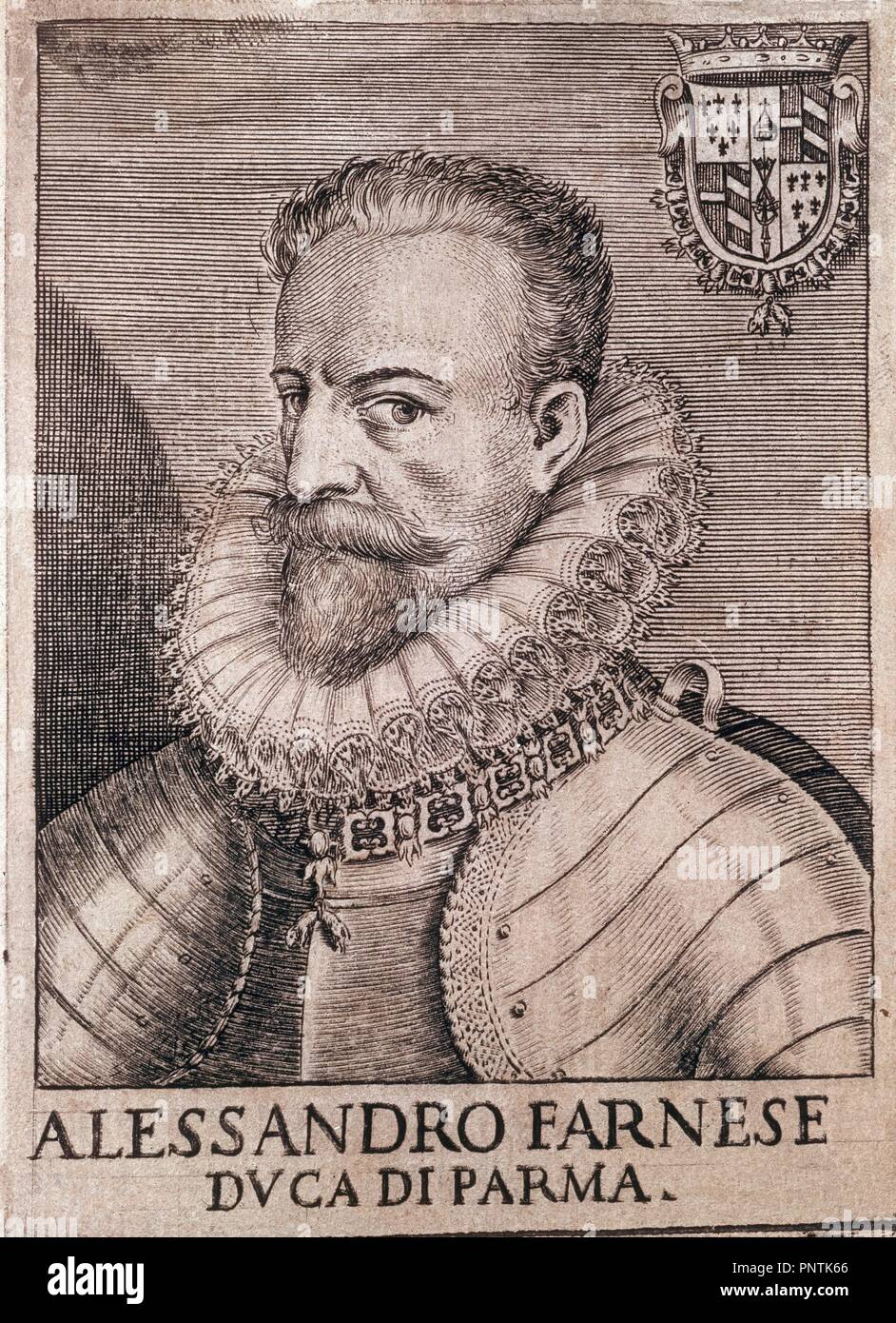 *GRABADO-ALEJANDRO FARNESIO 1586-1592. Author: ROSCIO. Location: MUSEO ...