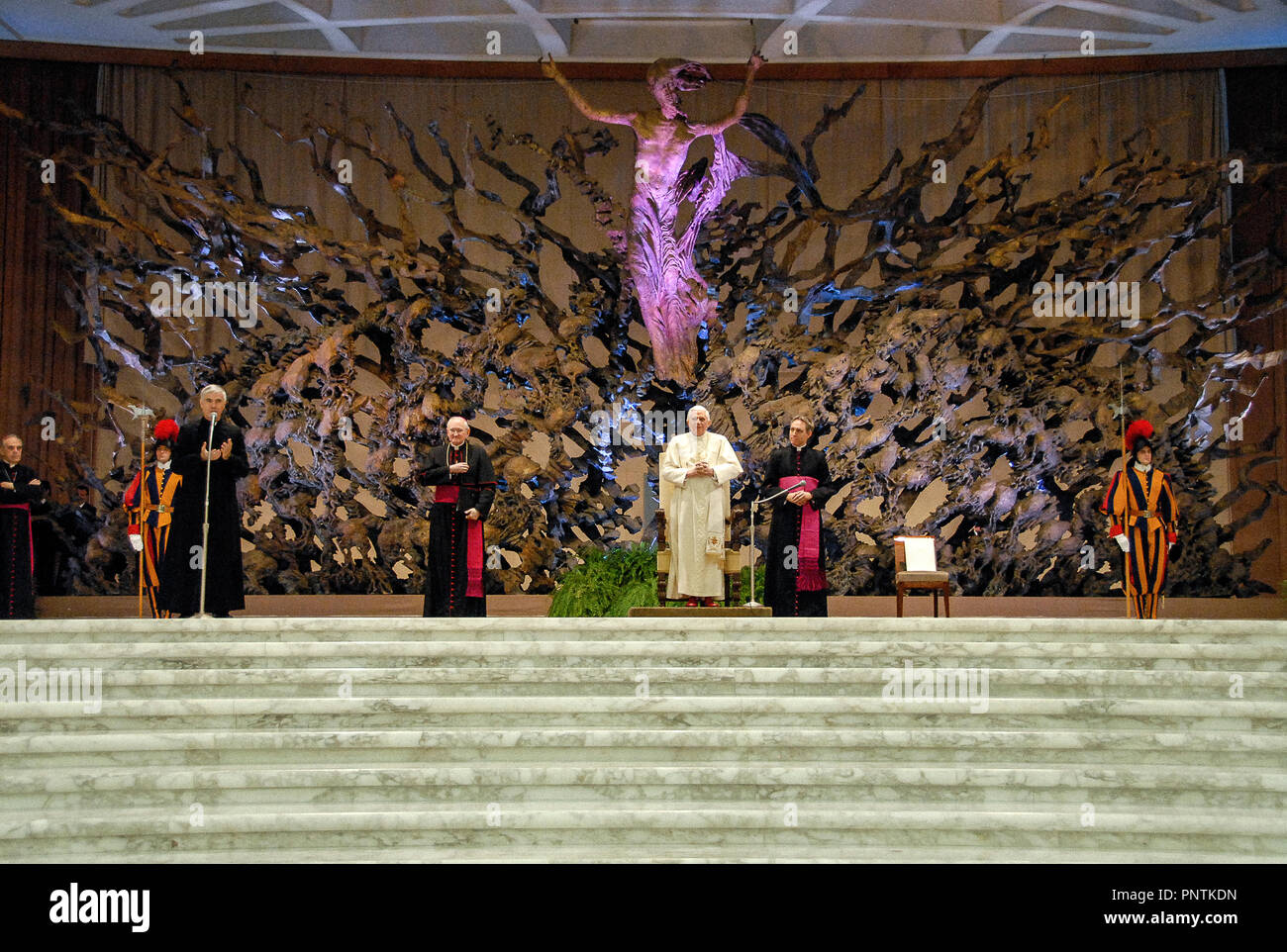 Vatican City 19/12/2007 Hall Paolo VI -General audience Pope Bendict ...