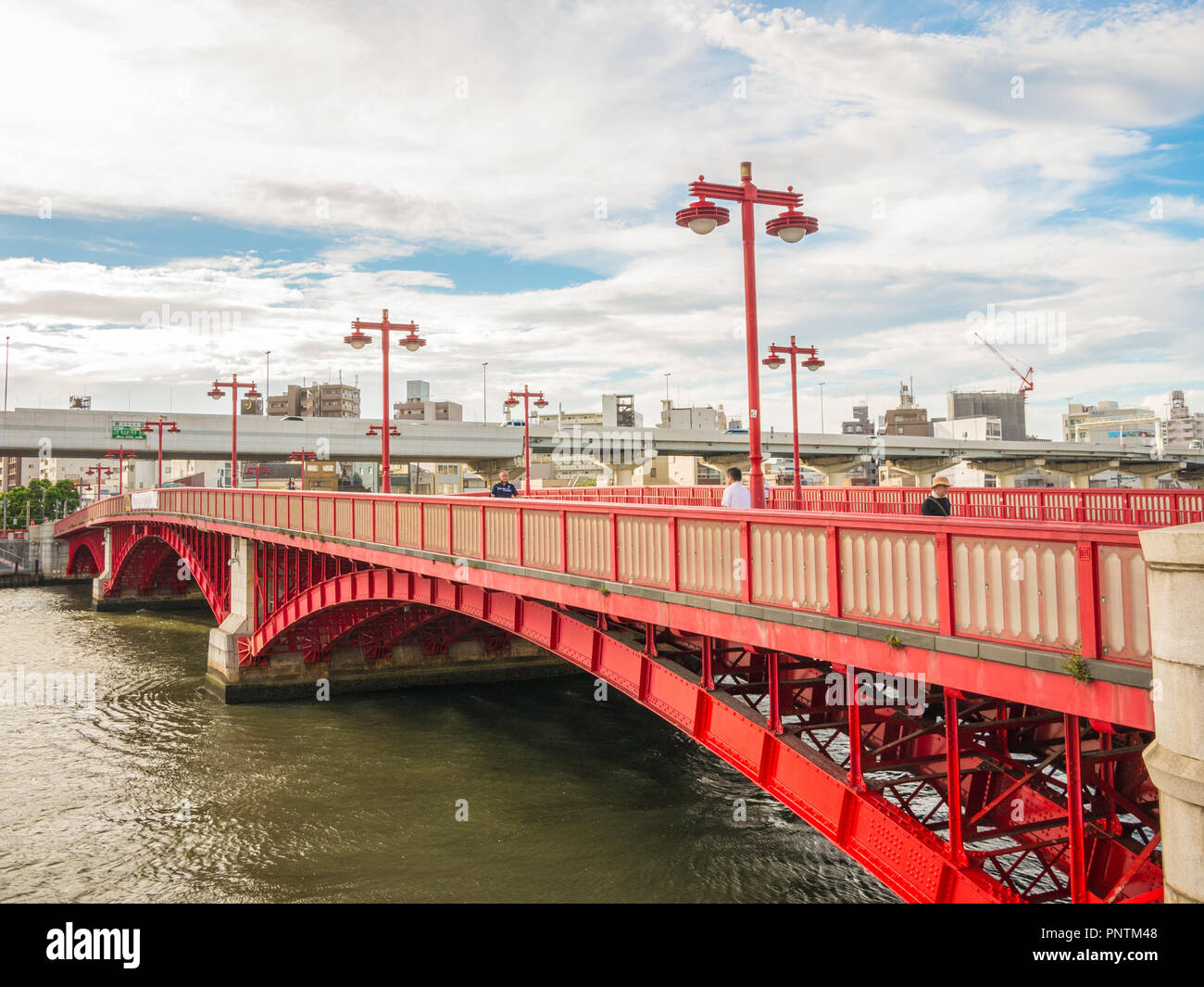 Tokyo, Japan. September 8, 2018. Azuma Bridge, Tokyo, Japan. An old ...