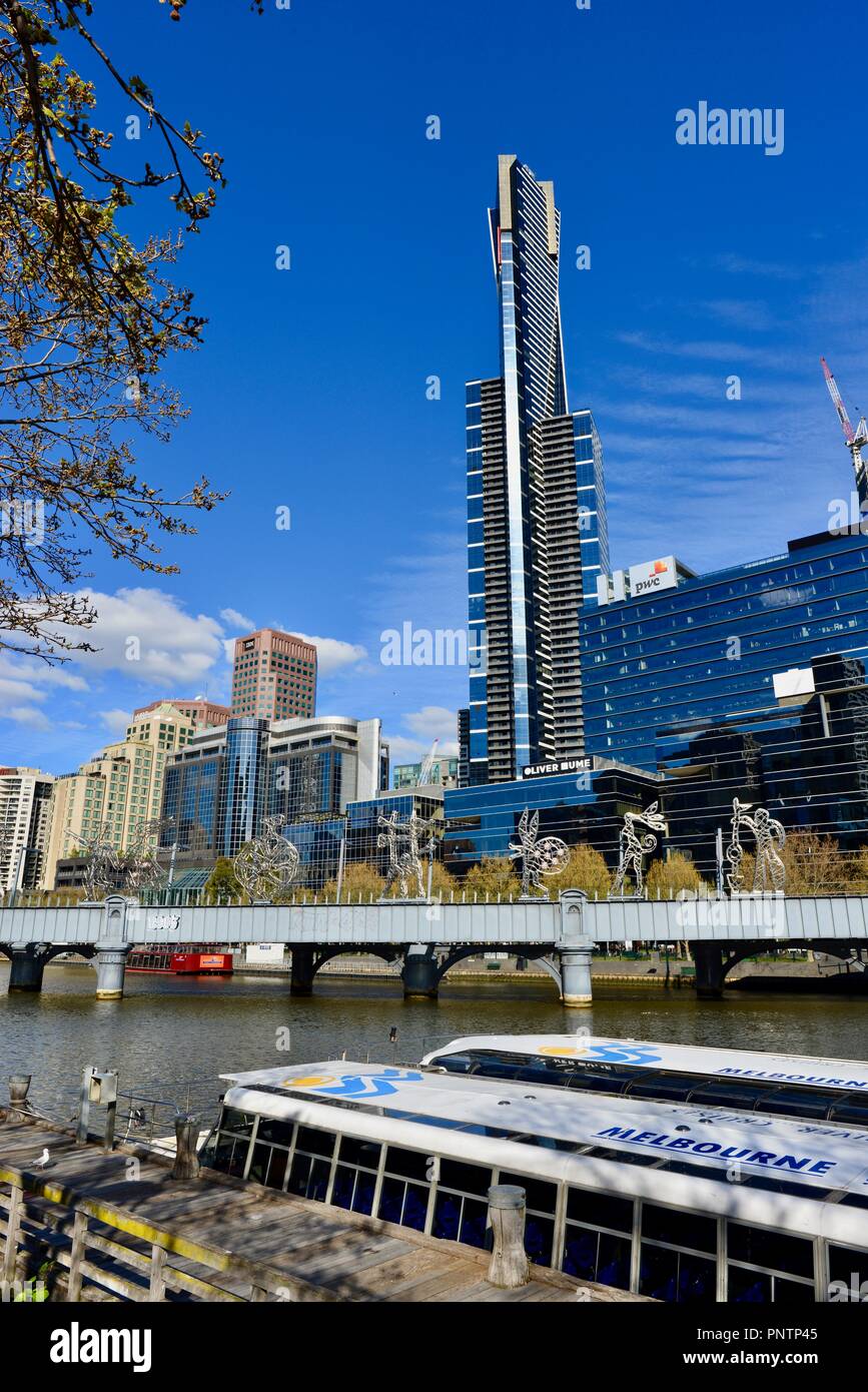 Melbourne cruise riverboat on the yarra river hi-res stock photography ...