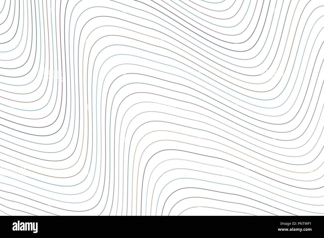 Abstract Line Curve And Wave Geometric Pattern Colorful And Artistic For