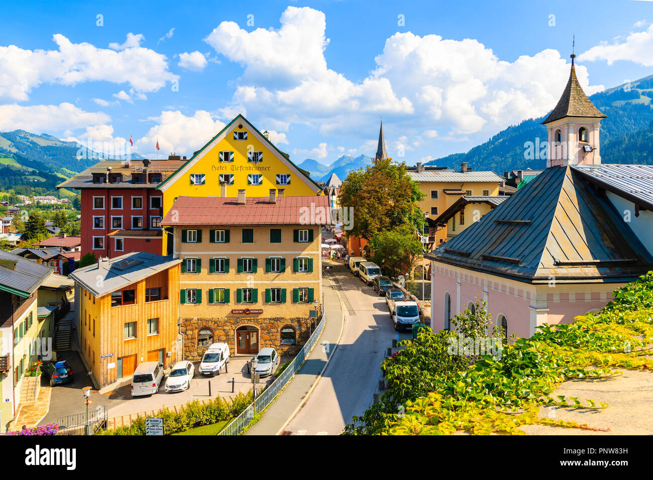 Kitzbuhel summer town hi-res stock photography and images - Alamy