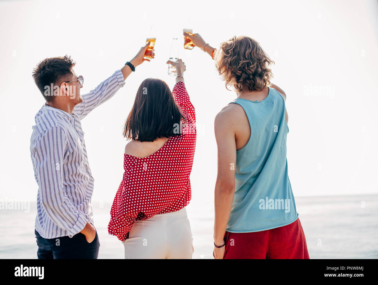 Beach party beers hi-res stock photography and images - Alamy