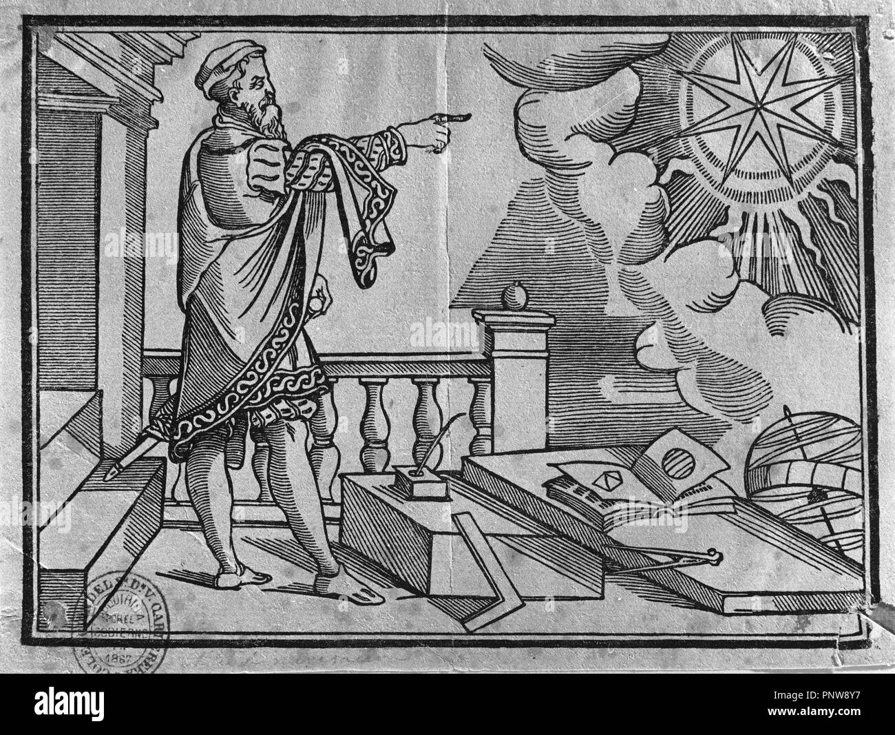 MARTIN CORTES DE BUJARALOZ (1510-1582) - SPANISH COSMOGRAPH. Location ...