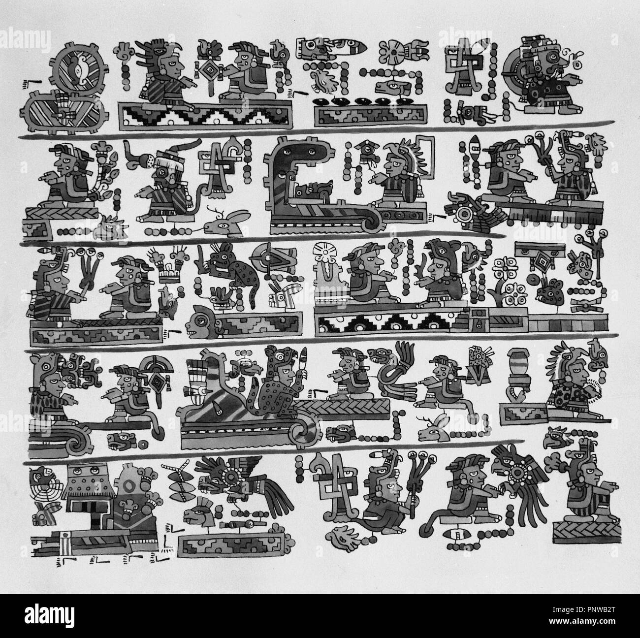 Mesoamerican codices hi-res stock photography and images - Alamy