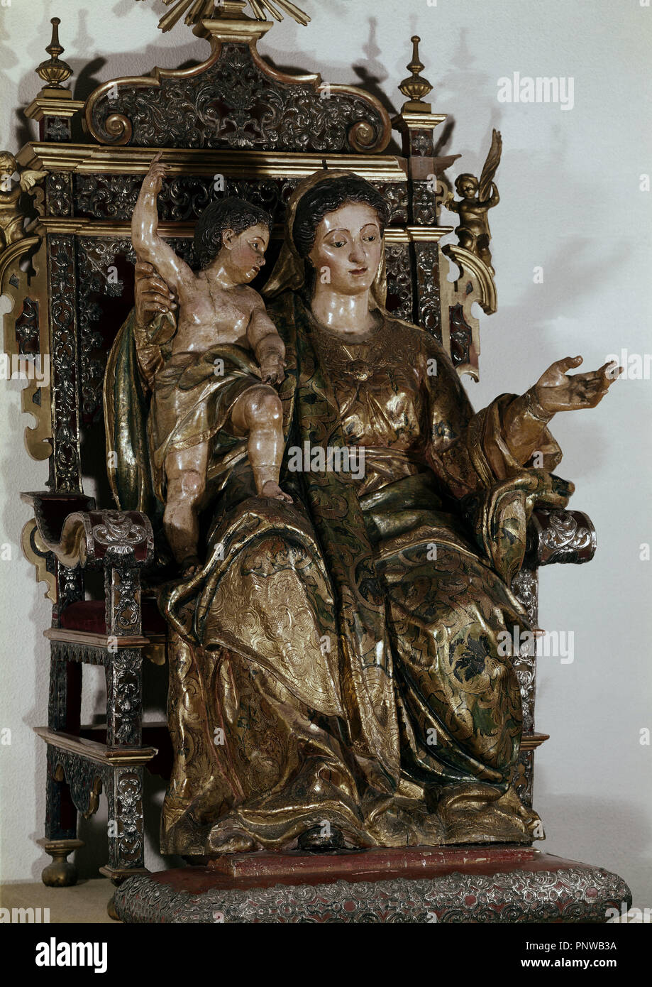 VIRGEN DE LA PAZ - SIGLO XVI. Author: HERNANDEZ JERONIMO. Location ...