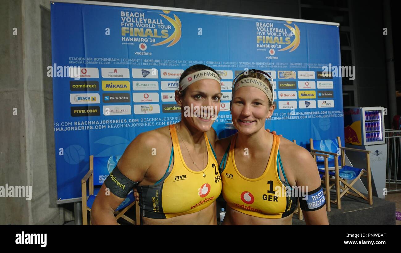 beach volleyball Links Victoria Bieneck und Isabel Schneider photo ...