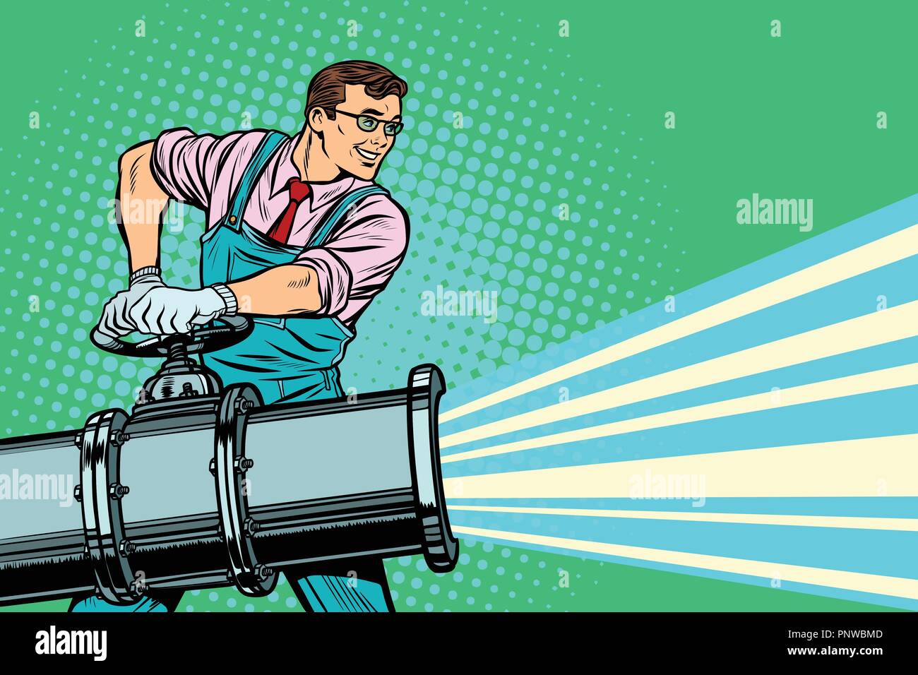 Water supply control Stock Vector Images - Alamy