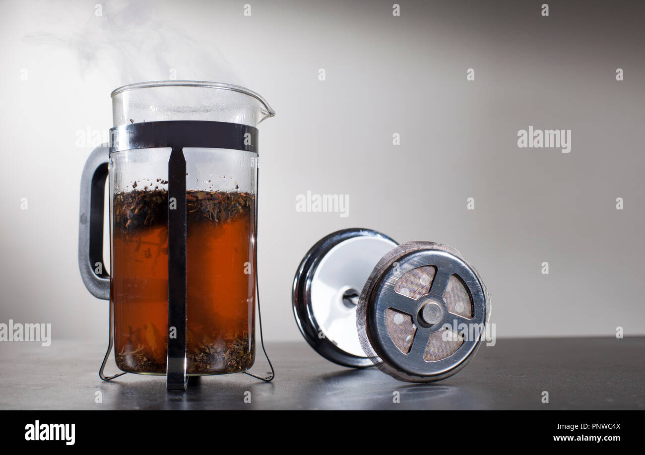 Tea beverage smoke hot drink hi-res stock photography and images - Alamy