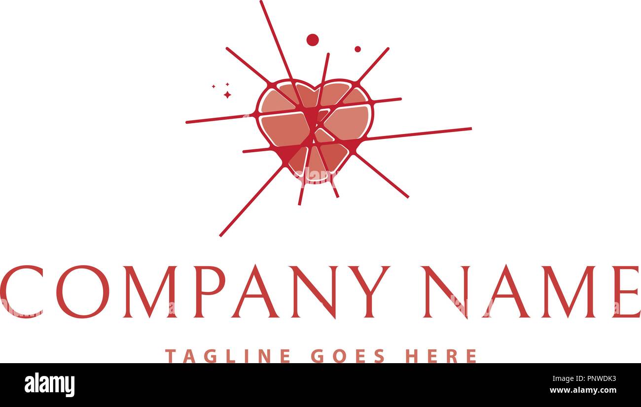 Abstract Heart vector logo image Stock Vector Image & Art - Alamy