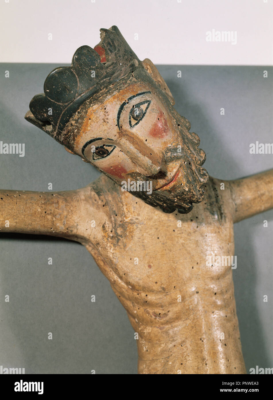 Medieval sculpture jesus christ crucified hi-res stock photography and ...
