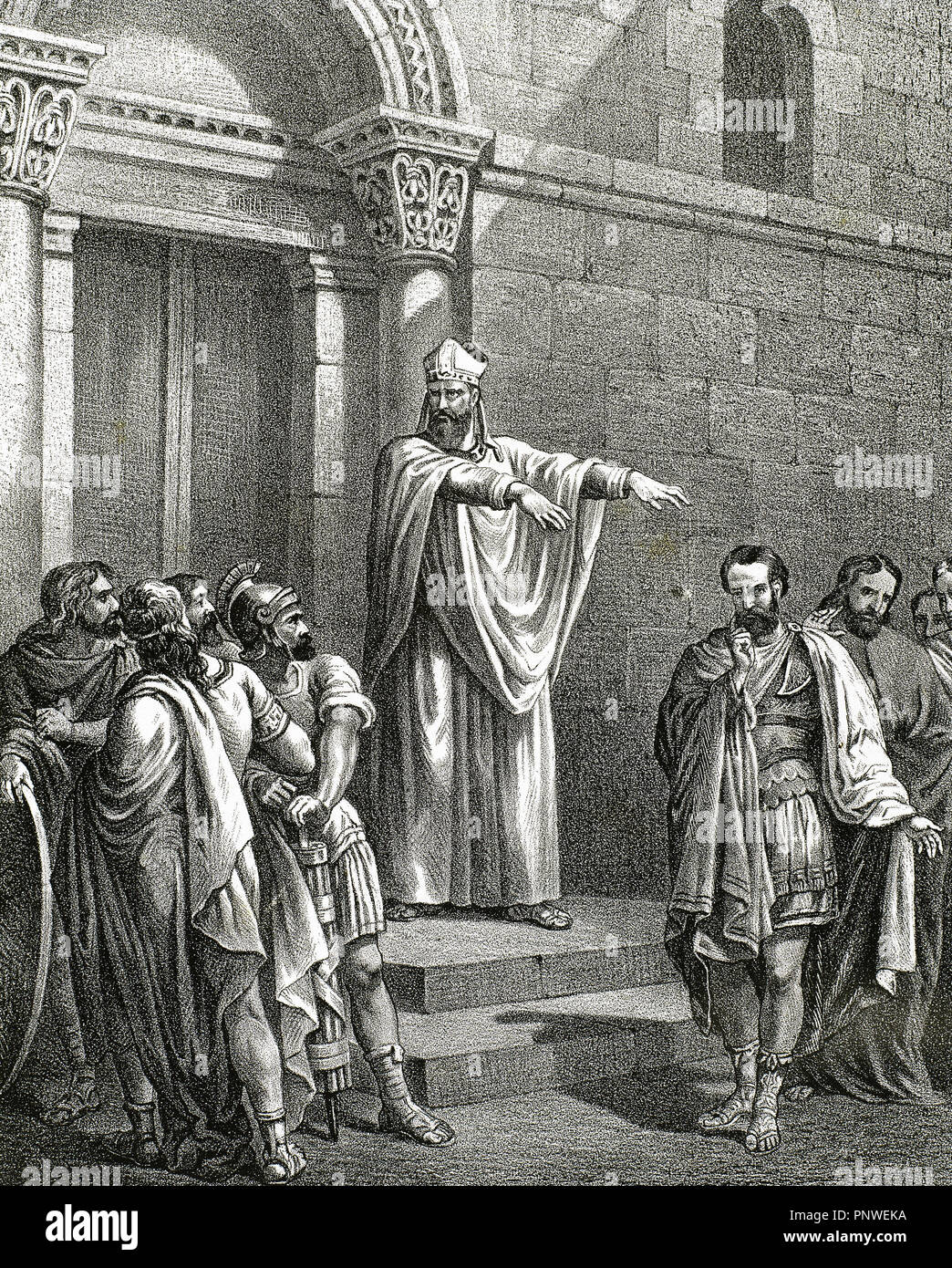 SAN AMBROSIO (h. 340-397). Padre de la Iglesia Católica y Arzobispo de ...