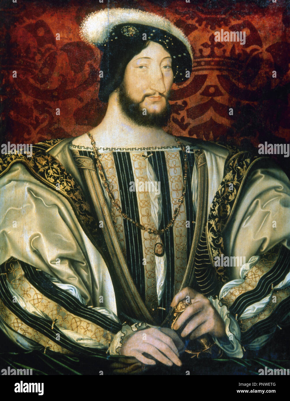 Francis I of France (1494-1547). King of France. Portrait by Jean ...