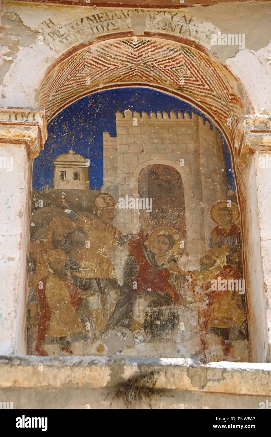 Greece. Mystras. Metropolitan Church of Saint Demetrius (Agios ...