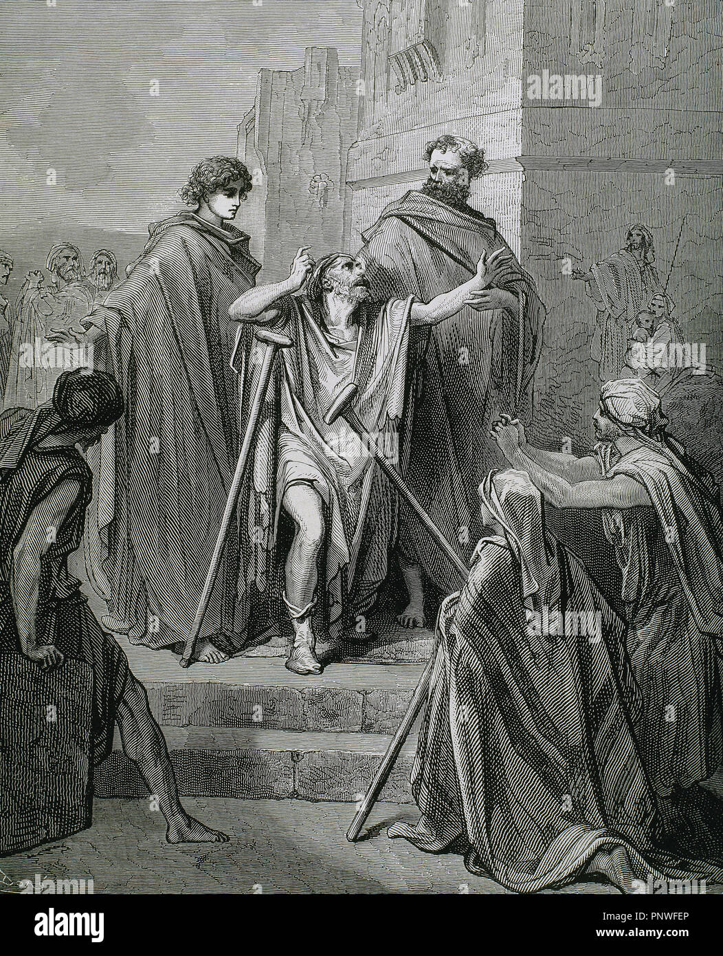 Healing apostle peter hi-res stock photography and images - Alamy