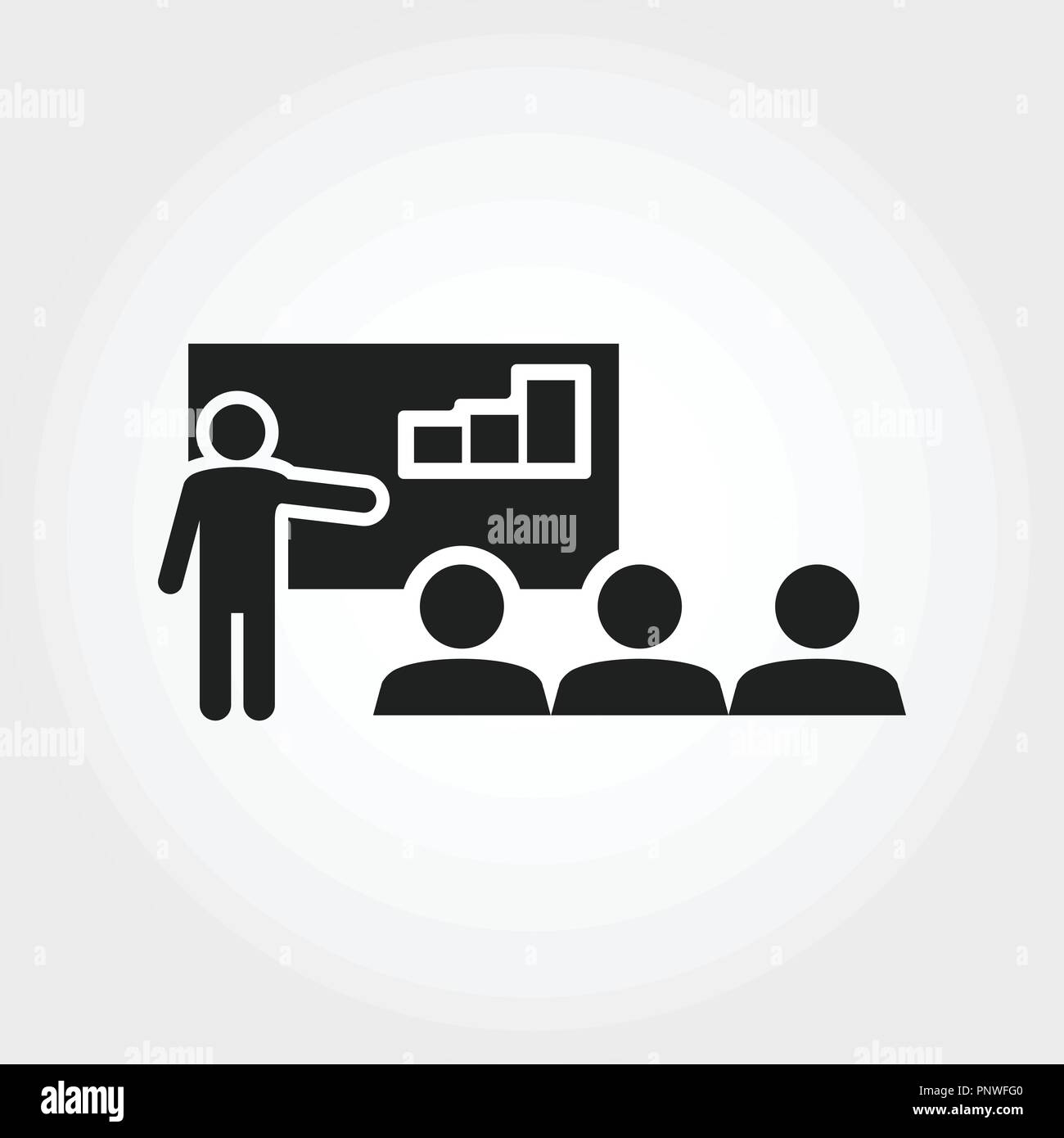 Coaching icon. Monochrome element illustration. Coaching icon design ...