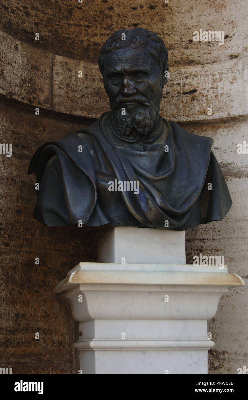 Michelangelo (Michelangelo Buonarroti) (1475-1564). Italian artist ...