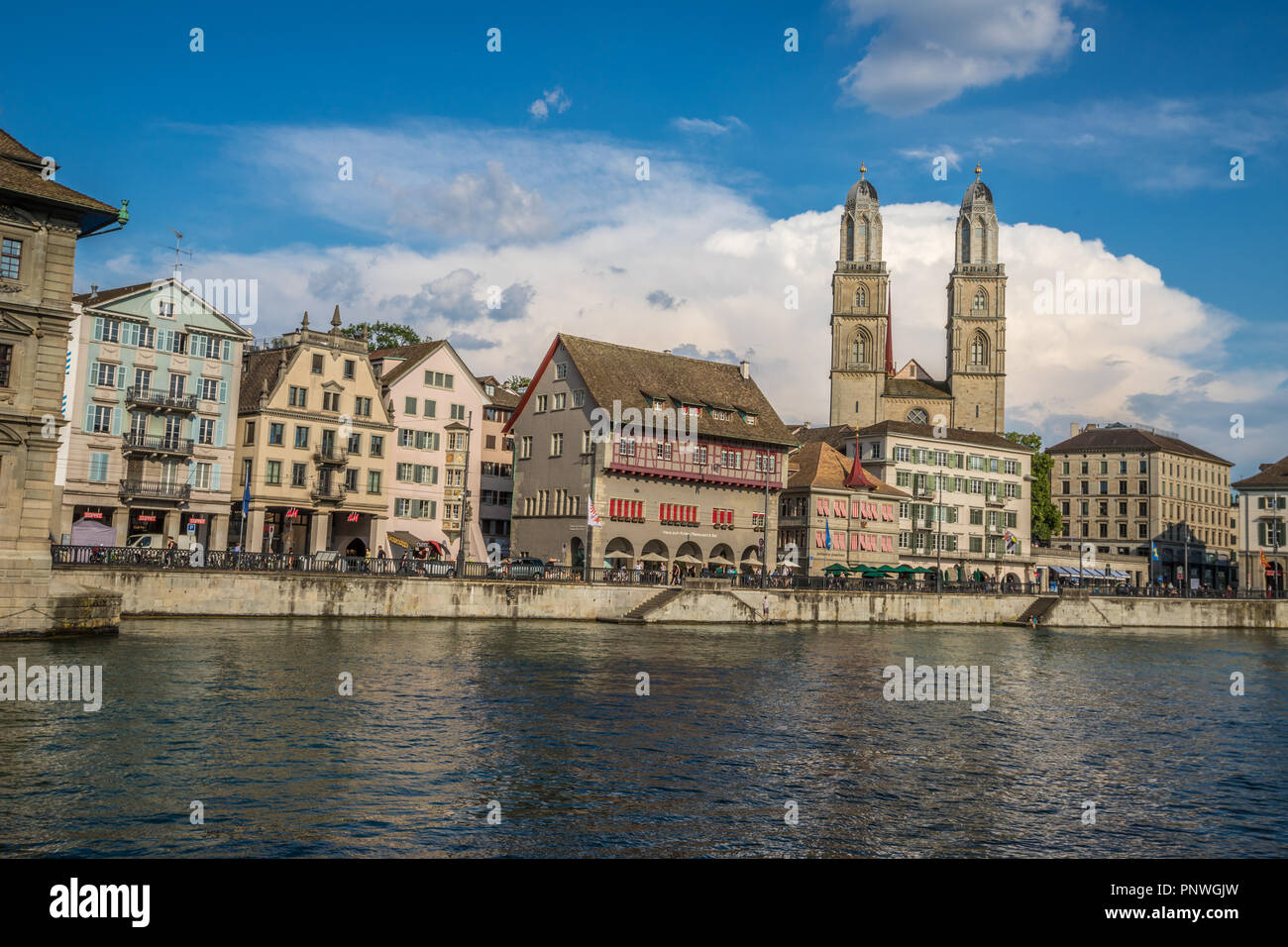 Old city of Zurich Stock Photo - Alamy