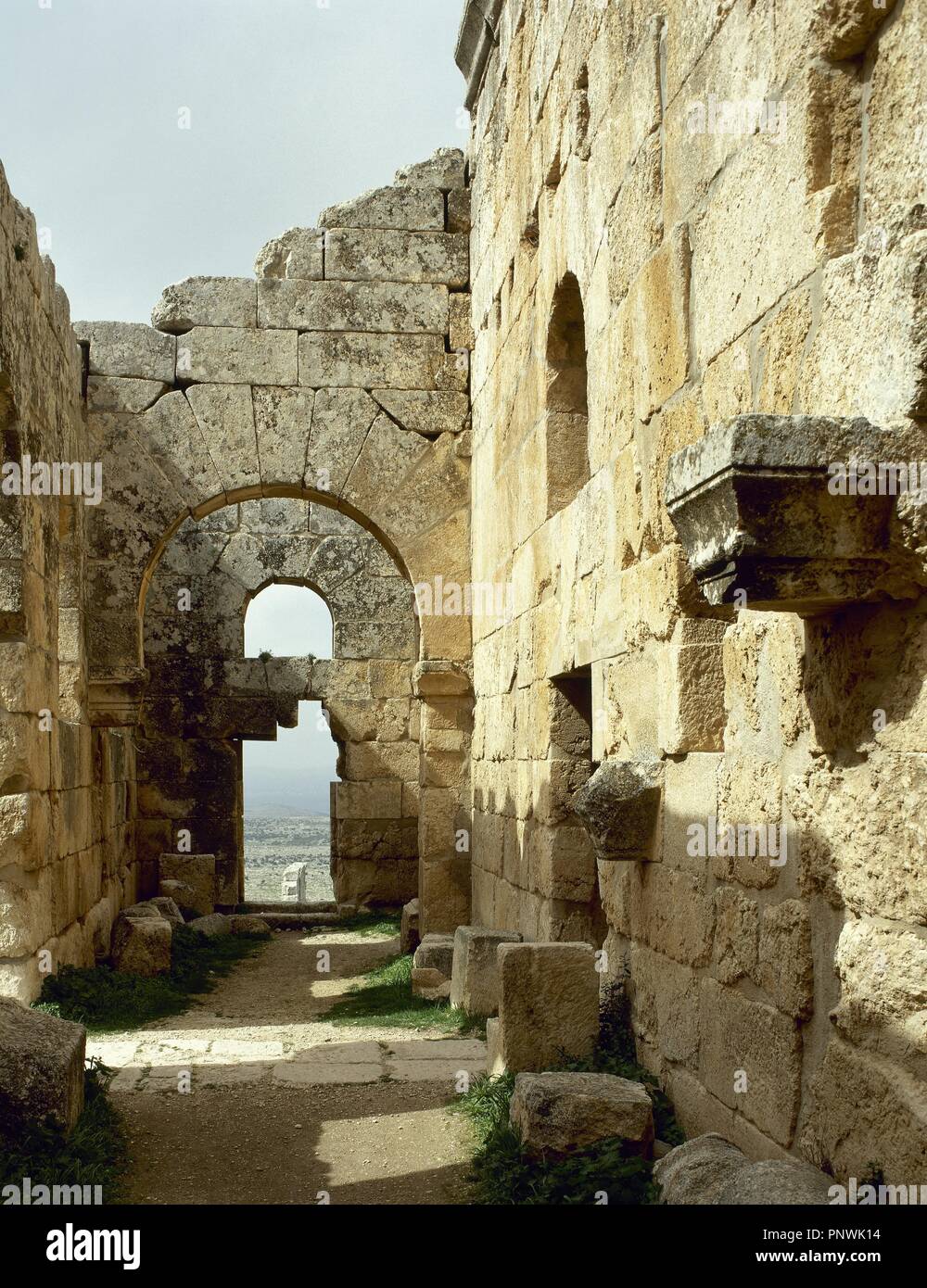 Church of St Simeon Stylites, 475. It was built on the site of the ...