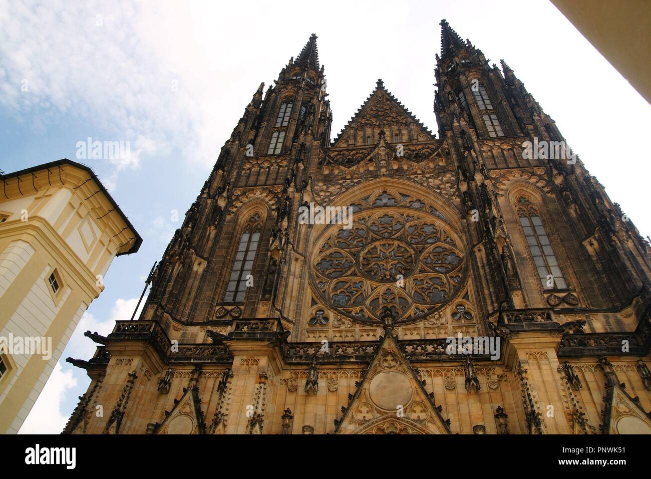 Czech Republic. Prague. St. Vitus Cathedral. Gothic style, 14th century ...