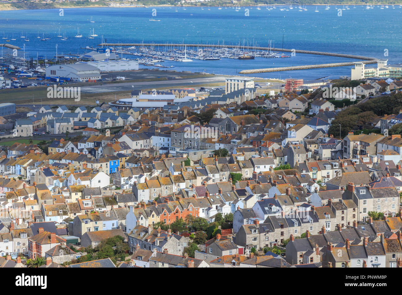 Isle of Portland viewpoint portland heights , near weymouth, Dorset ...