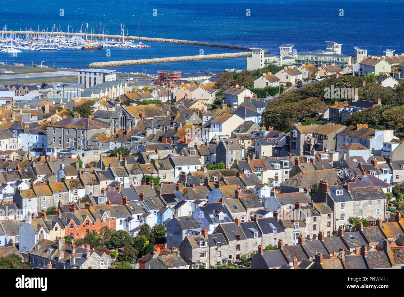 Isle of Portland viewpoint portland heights , near weymouth, Dorset ...