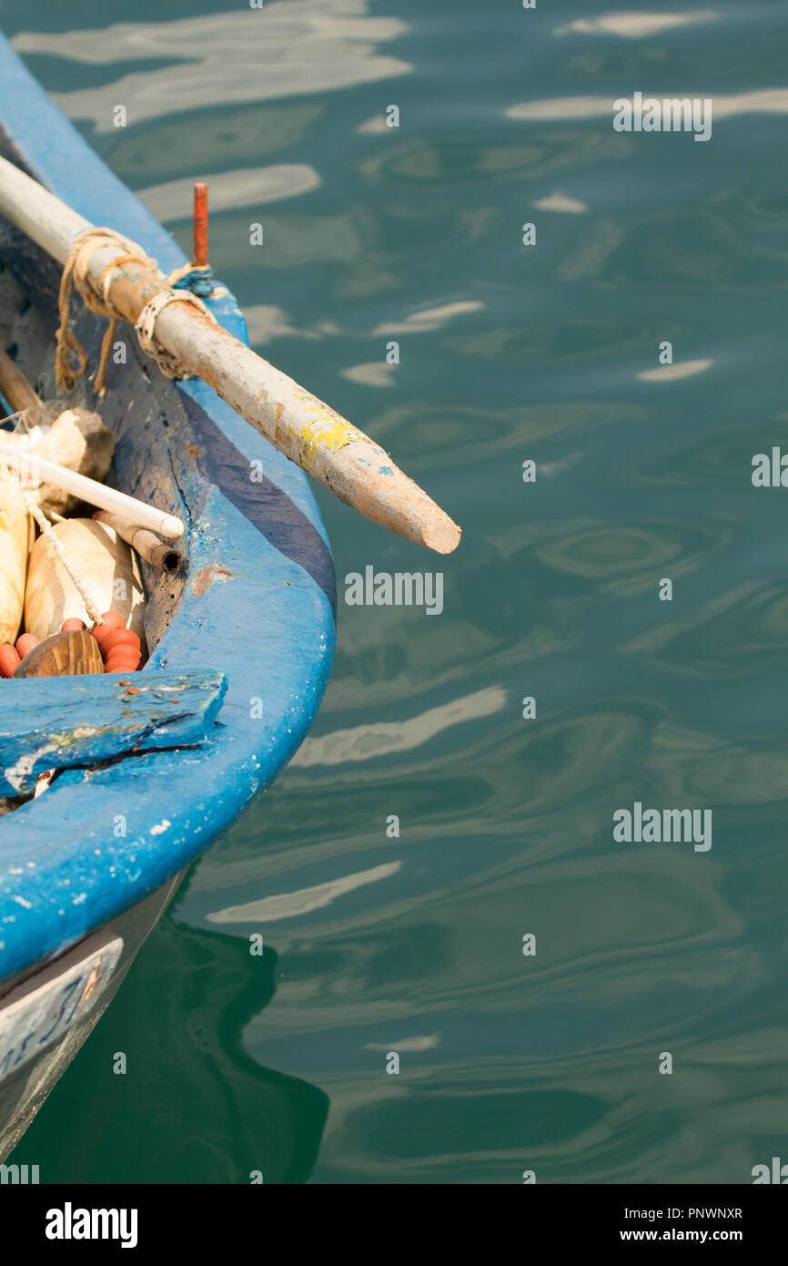 Rowing boat in the sea Stock Photo - Alamy
