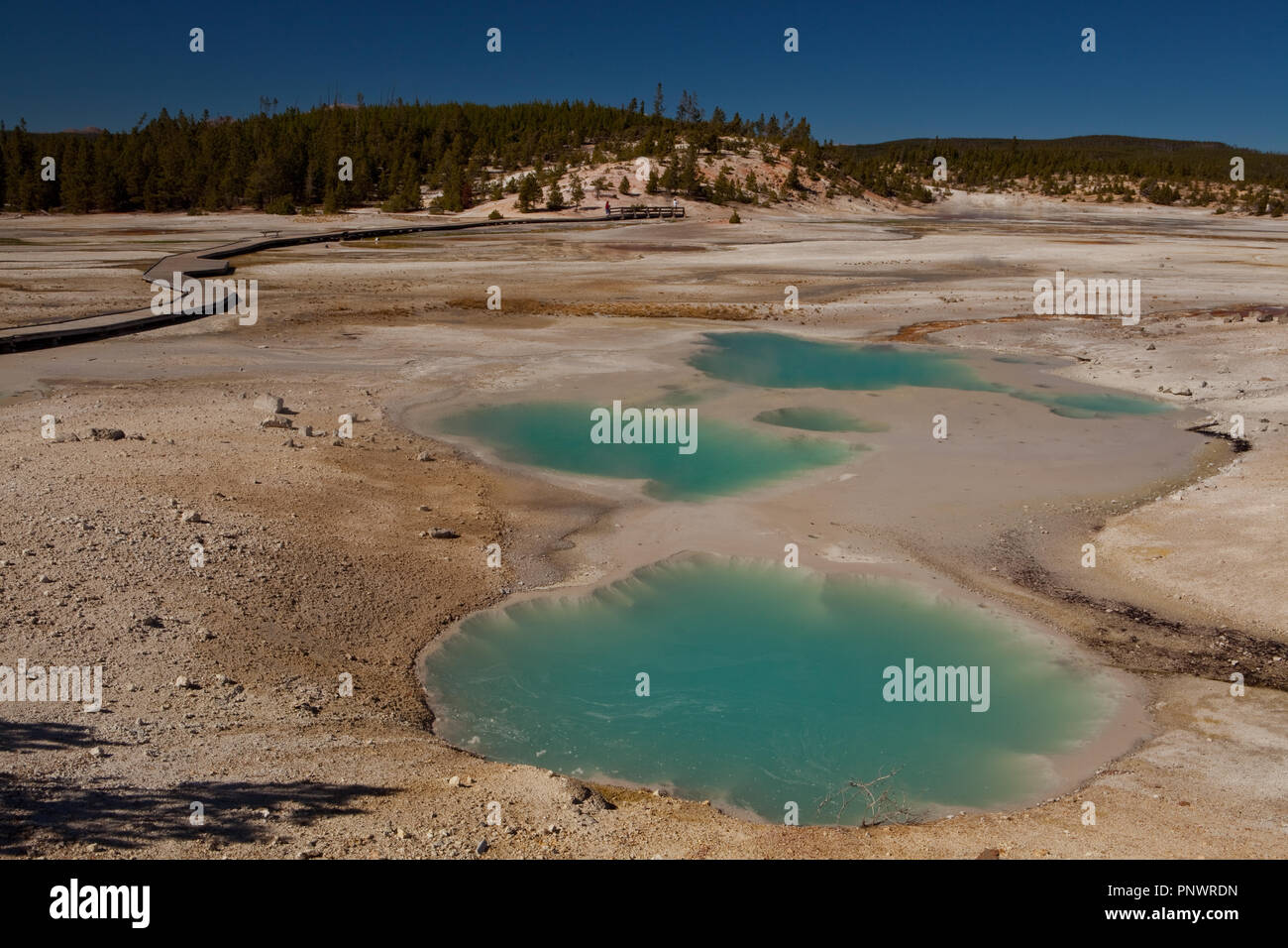 Porcelain Basin, Norris Stock Photo - Alamy