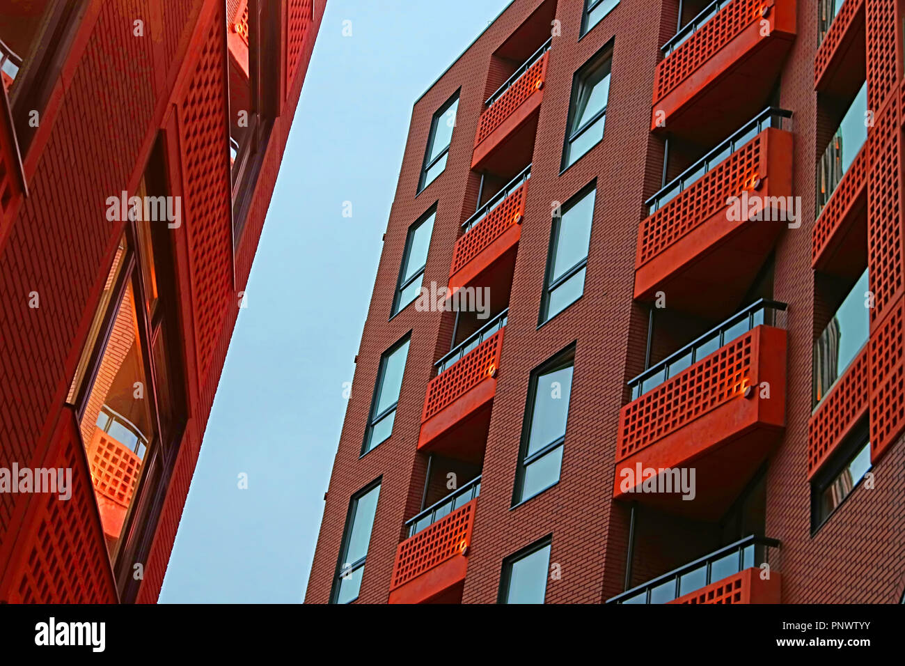 TALLINN, ESTONIA - AUGUST 30, 2018: Modern architecture in Rotermann ...