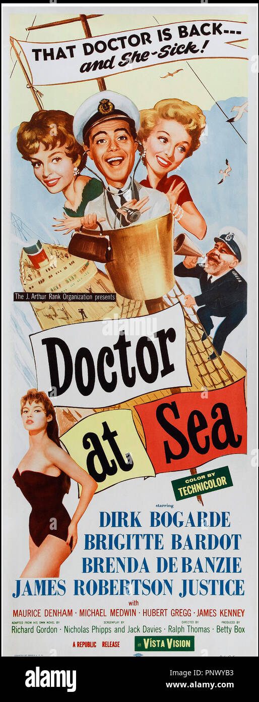 Doctor Sea 1955 Brigitte Dirk Stock Photos & Doctor Sea 1955 Brigitte ...