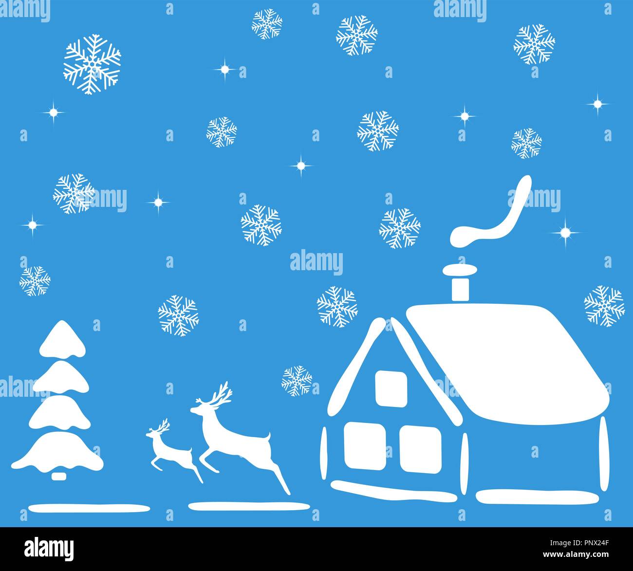 Christmas ball house in Stock Vector Images - Alamy